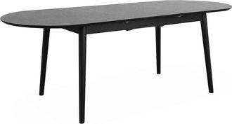 Sweeek Ausziehbarer ovaler Esstisch für 6 bis 8 Personen, 160-210cm