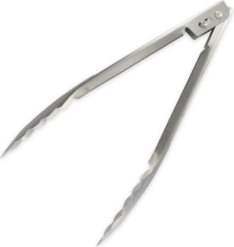 Fackelmann Fackelmann 40954 Zange Edelstahl, Edelstahl, Grau, 22,5 x 4 x 3 cm