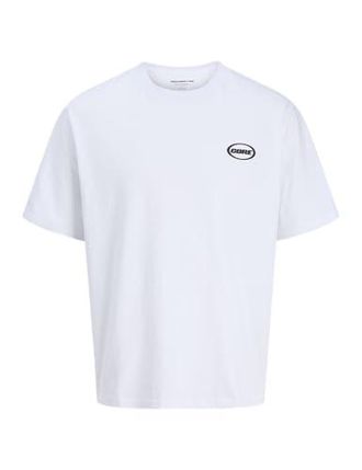 Jack & Jones Jcolido Photo Back T-Shirt &agrave; col Rond pour Homme, Blanc &eacute;clatant., M