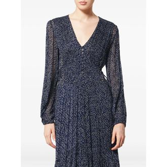 Isabel Marant Polka-Dot Viscose Dress - Blue