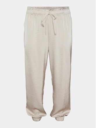 Vero Moda Curve Stoffhose Marys 10301979 &Eacute;cru Loose Fit