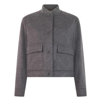 Herno Bomberjacke mit Taschen - - Jackets - Damen - Grau - M