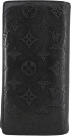 Louis Vuitton unisex, Pre-owned, Noir, Taille: ONE Size Portefeuille long Brazza bifold Pre-owned
