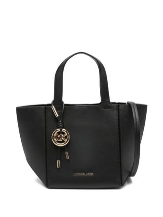 Michael Kors Hobo Bags - Structured Trapezoidal Handbag In Smooth Calf Leat - Gr. unisize - in Schwarz - f&uuml;r Damen