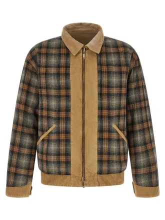 Golden Goose Mens Beige Cotton Shell Jacket Clothing