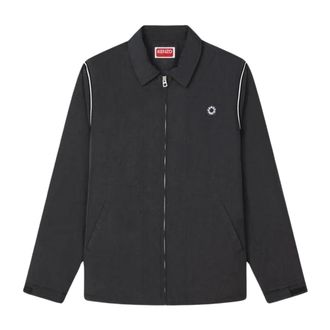 Kenzo Homme, Vestes, Noir, Taille: M Boke Flower 2.0 Heavy Coach Jacket