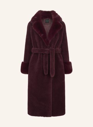 Americandreams Americandreams Teddyfell-Mantel Farah rot