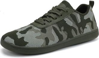 Generic Chaussures pieds nus pour homme - Chaussures de marche à enfiler - Large largeur, Vert, 42 2/3 EU