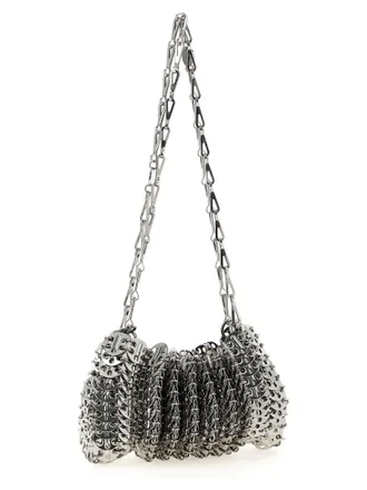 Paco Rabanne Sculptural Chainmail Shoulder Bag - Silver