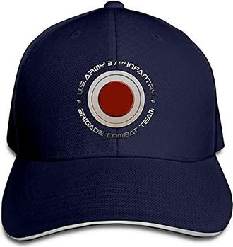 Generic Casquette De Baseball 37E Brigade DInfanterie De Combat (Buckeye) Anti-Soleil Casquettes De Golf R&eacute;glable Visiere pour P&ecirc;che Cyclisme Ext&eacute;rieur