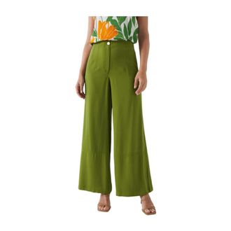 Salsa Wide Leg Jeans - - Trousers - Damen - Gr&uuml;n - S