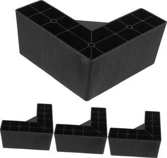 Angoily 4stücke Kunststoff Möbel Beine Für Bett Sofa Couch Schrank Erhöhung Betterhöhungsaufsatz Für Waschmaschine Kühlschrank Boden Schutz