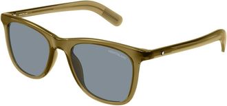 Montblanc Mb0496S Sonnenbrille - - Accessories - Herren - Braun - 52 MM