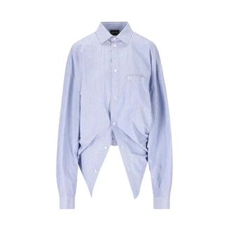 Balenciaga Damen, Blusen & Hemden, Blau, 2XSGr&ouml;&szlig;e