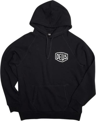 Deus Homme, Sweatshirts et sweats &agrave; capuche, Noir, Taille: L Milano Address Sweat &agrave; capuche