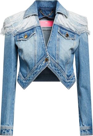 Elisabetta Franchi JACKEN & M&Auml;NTEL - Jeansjacken/M&auml;ntel auf YOOX.COM