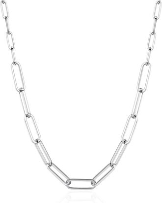 Brosway Halskette EMPHASIS für Damen aus Edelstahl in der Farbe Silber, Länge: 8 cm, BEH01