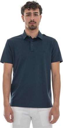 Harmont & Blaine Homme, Tops, Bleu, Taille: L Lrq469 Polo &agrave; Manches Courtes