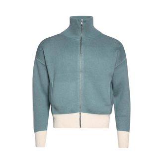 Rhude Homme, Pulls, Vert, Taille: XL RB Knit Track Jacket