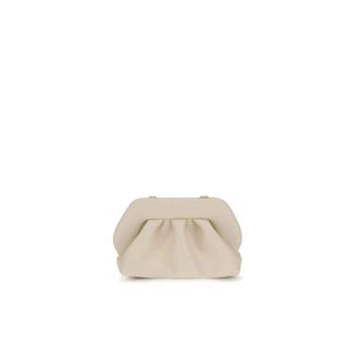 Themoir&egrave; Pochette avec design pliss&eacute; - Femme - Sacs - Beige - Taille: ONE Size