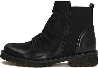 Felmini Chaussures Femme - Tomber en amour avec CASTER C443 - Bottines Casual - Cuir Véritable - Noir - 40 EU Size