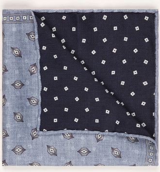 Brunello Cucinelli Brunello Cucinelli Seidentuch blau