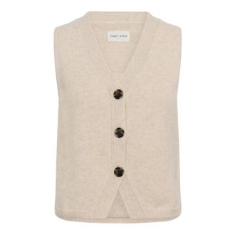 Part Two Strickjacke - - Knitwear - Damen - Beige - M