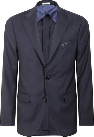Boglioli Homme, Vestes, Bleu, Taille: XL Costume de luxe en laine avec veste K-Jacket