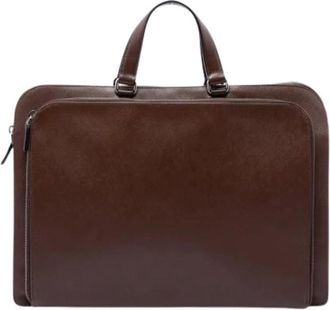 Prada Sacoche Saffiano Pre-owned - Femme - Pre-owned - Brun - Taille: ONE Size