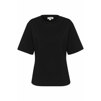 Soaked In Luxury Tee-shirt Coreen Noir Manches Courtes - Femme - Tops - Noir - Taille: 44 FR