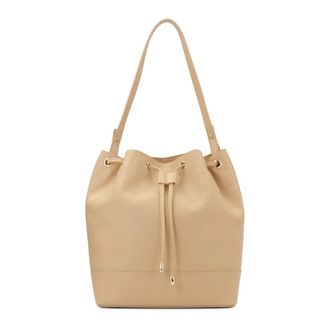 Kazar Tasche aus Leder in einem einzigartigen Muster - - Bags - Damen - Beige - ONE SIZE