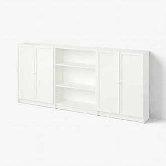 IKEA BILLY / OXBERG Regalkomb. mit T&uuml;ren