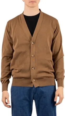 FILIPPO DE LAURENTIIS Homme, Pulls, Brun, Taille: XL Cardigan