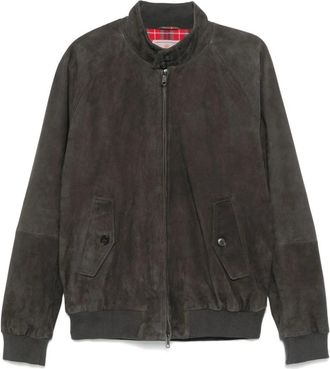 Baracuta Homme, Vestes, Brun, Taille: 3XS G9 Suede Authentic Fit Harrington Jacket