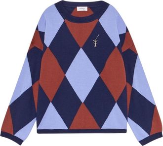 ottod'Ame Maglia Rombi - Femme - Pulls - Multicolore - Taille: 36 FR