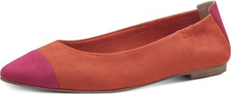 Marco Tozzi Damen Ballerinas Spitz Elegant, Mehrfarbig (Carrot Comb), 39 EU
