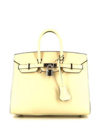 Herm&egrave;s sac &agrave; main Birkin 25 pre-owned - Tons neutres
