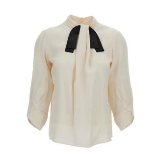 Elisabetta Franchi Bluse - - Blouses & Shirts - Damen - Beige - S