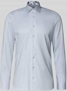 Olymp Level 5 Slim Fit Business Hemd aus Baumwolle mit Kentkragen