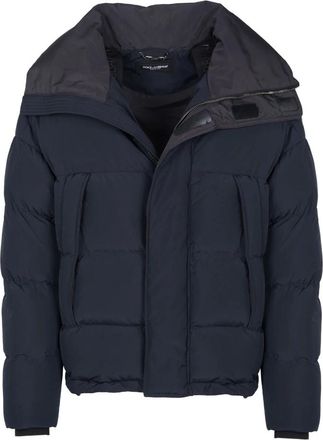 Dolce & Gabbana Gesteppte Pufferjacke - - Jackets - Herren - Schwarzk - M
