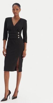 Rinascimento Rinascimento Coctailkleid CFC0020161002 Schwarz Slim Fit