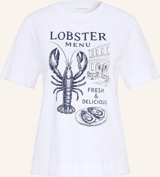 Rich & Royal T-Shirt Mit Schmucksteinen weiss