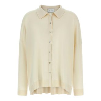 Be You Femme, Pulls, Blanc, Taille: 40 FR Lady17 Cardigan en cachemire et soie