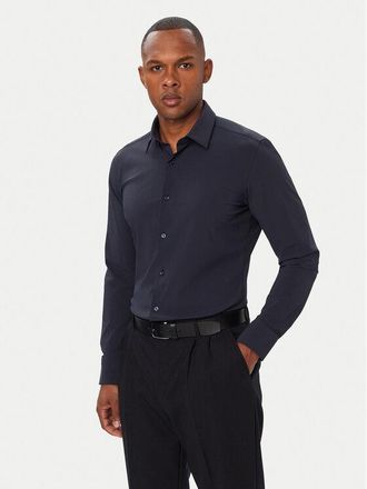 HUGO BOSS Hemd P-Hank 50555747 Dunkelblau Slim Fit