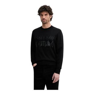 Versace Jeans Couture Rundhals-Strickware - - Knitwear - Herren - Schwarzk - XL
