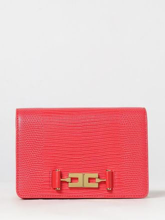 Elisabetta Franchi Mini sac bandouli&egrave;re &agrave; monogramme avec logo m&eacute;tallique