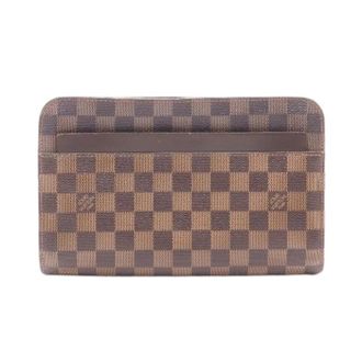 Louis Vuitton Pre-owned Saint Louis Damier Clutch Bag - - Pre-owned - Herren - Braun - ONE SIZE