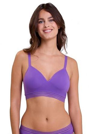 Sans Complexe Billet Doux - Modèle Zen Light - Brassière - sans Armatures - Femme - 34/36 - Royal Lilas