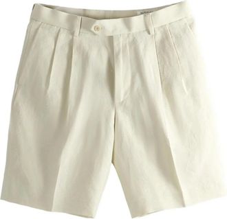 Auralee Homme, Shorts, Beige, Taille: XL Wool Cotton Linen Ox Shorts