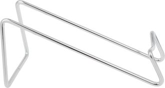 Heallily Wrought Iron Weinregal Flaschenhalter für Wein Bieraufbewahrung Robuster Silberner Weinflaschenständer für Küchenarbeitsplatten und Bartheken